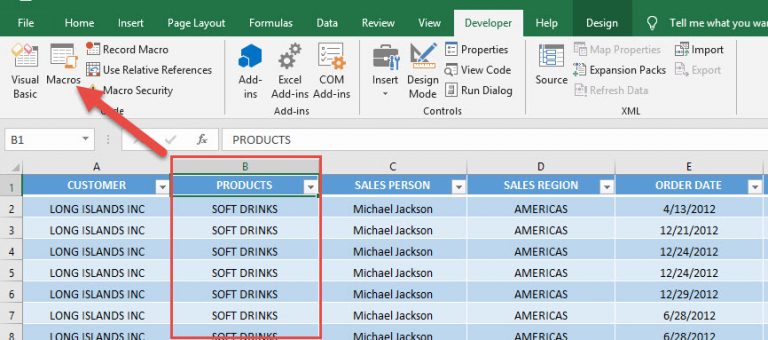 Insert Multiple Columns Using Macros | MyExcelOnline Insert Multiple Columns Using Macros | MyExcelOnline