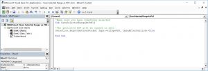Save Selected Range as PDF | MyExcelOnline