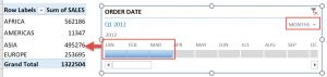 Timeline Slicer in Microsoft Excel | MyExcelOnline