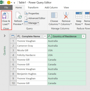 Rename a Column Using Power Query | MyExcelOnline