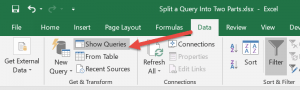 Split a Query into Two Parts In Power Query | MyExcelOnline