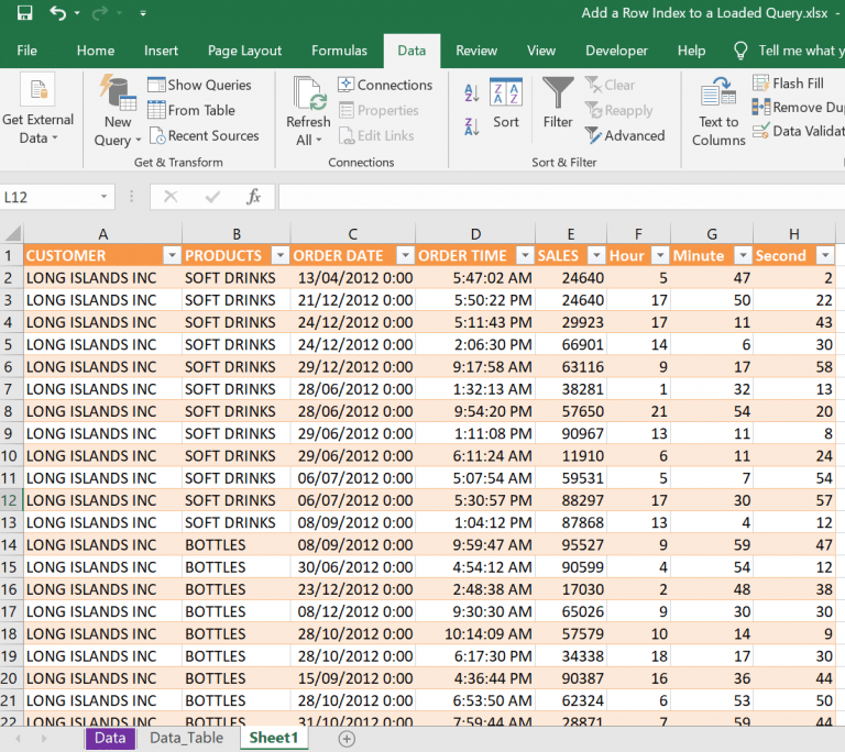 Add a Row Index In Power Query | MyExcelOnline