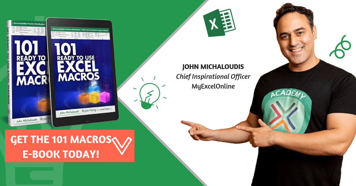 101 Excel Macros Examples | MyExcelOnline 101 Excel Macros Examples | MyExcelOnline