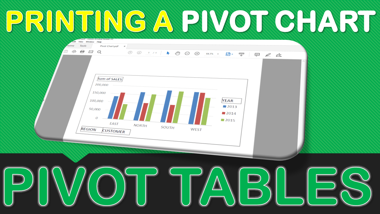 Printing A Pivot Chart Free Microsoft Excel Tutorials