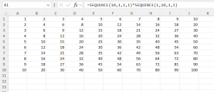 SEQUENCE Formula in Excel | MyExcelOnline