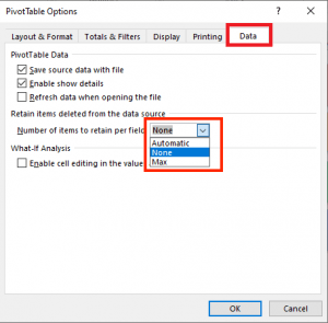 Delete & Clear Pivot Table Cache | MyExcelOnline