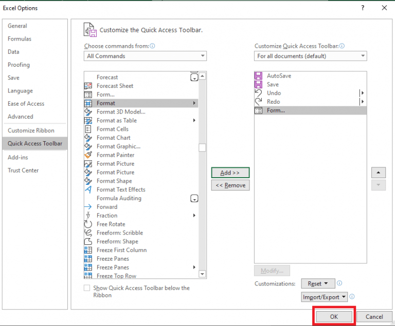 Create Form in Excel for Data Entry | MyExcelOnline
