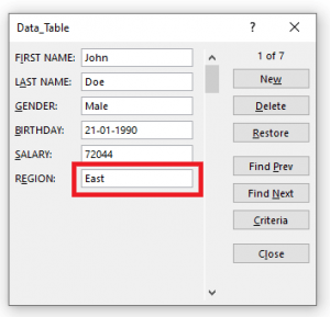 Create Form in Excel for Data Entry | MyExcelOnline