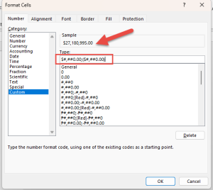 Excel Custom Number Format Millions and Thousands | MyExcelOnline