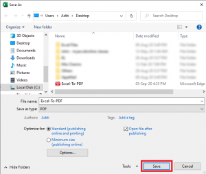 7 Quick Ways to Convert Excel to PDF & PDF to Excel | MyExcelOnline