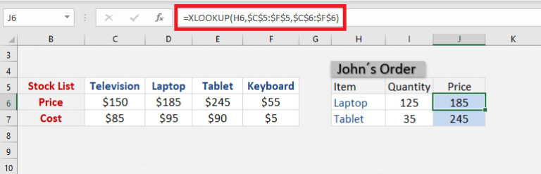 How to use the XLOOKUP function in Excel with 7 Examples! | MyExcelOnline