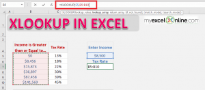 How to use the XLOOKUP function in Excel with 7 Examples! | MyExcelOnline