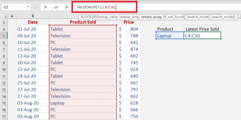How to use the XLOOKUP function in Excel with 7 Examples! | MyExcelOnline