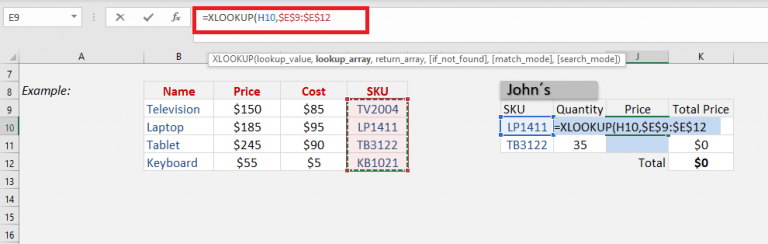 How to use the XLOOKUP function in Excel with 7 Examples! | MyExcelOnline