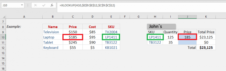 How to use the XLOOKUP function in Excel with 7 Examples! | MyExcelOnline
