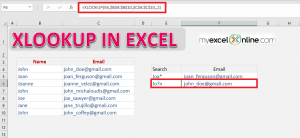 How to use the XLOOKUP function in Excel with 7 Examples! | MyExcelOnline