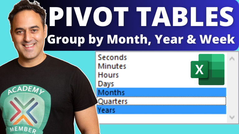 Group Dates in Pivot Table by Month