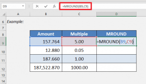Excel Round Off Formula | MyExcelOnline