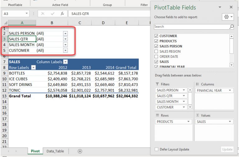 Change Layout Of Report Filter MyExcelOnline change-layout-of-report-filter-myexcelonline