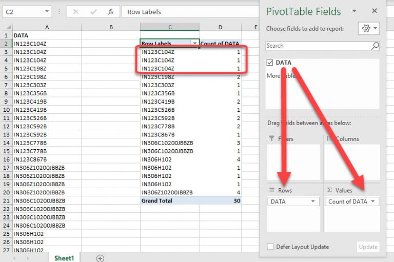 Clean Data Set for Pivot Table | MyExcelOnline