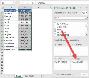 Predetermined Number Formatting in Excel Pivot Tables