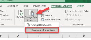 Refresh External Data Source in Excel Pivot Table | MyExcelOnline