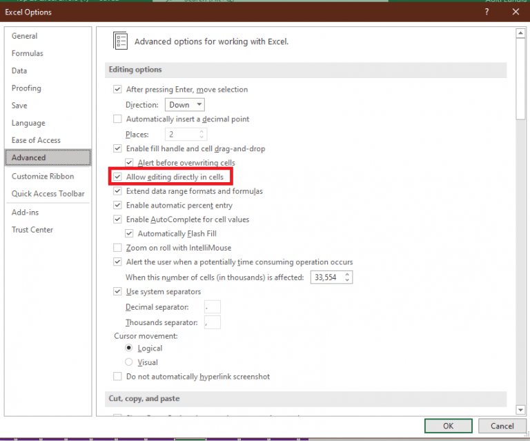 How to edit cells in Excel | MyExcelOnline