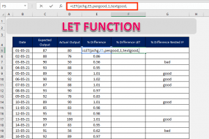 How to use Excel LET function | MyExcelOnline