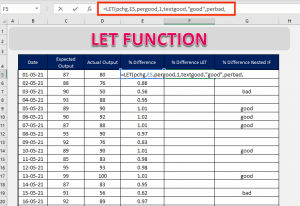 How to use Excel LET function | MyExcelOnline