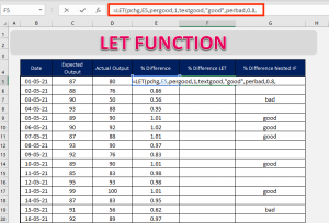 How to use Excel LET function | MyExcelOnline