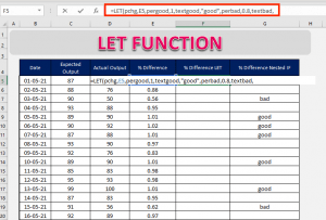 How to use Excel LET function | MyExcelOnline