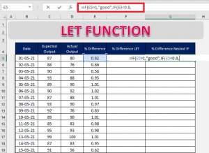 How to use Excel LET function | MyExcelOnline