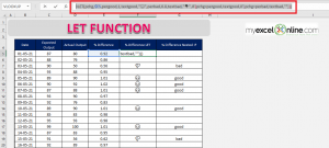 How to use Excel LET function | MyExcelOnline