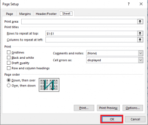 Print Excel header row and column on Every Page | MyExcelOnline