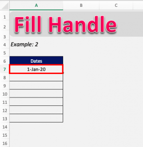 Why Fill Handle Excel not working? | MyExcelOnline