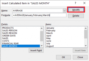 Excel formulas in Calculated Items | MyExcelOnline