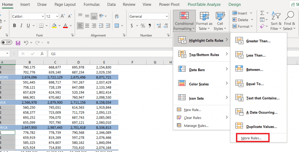 Highlight Cell Rules based on text labels | MyExcelOnline