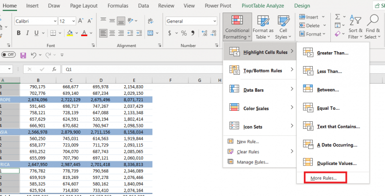 Highlight Cell Rules based on text labels | MyExcelOnline