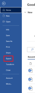 How to Save Word as PDF | MyExcelOnline