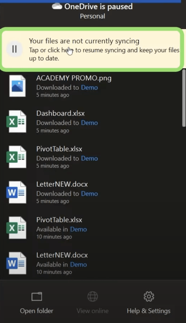 How to Sync Microsoft OneDrive | MyExcelOnline