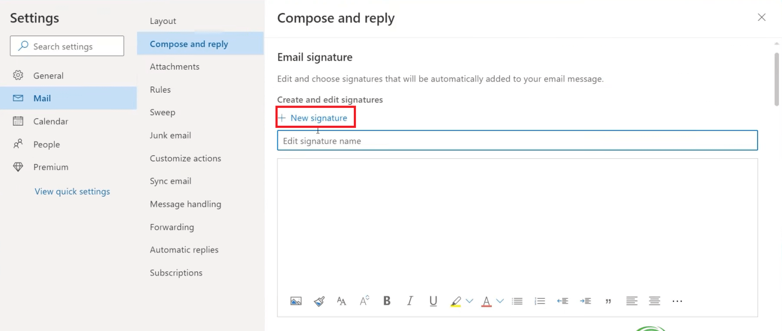 How to Setup A Signature in Outlook | MyExcelOnline