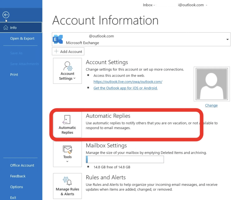 How to Set Up Outlook Automatic Reply | MyExcelOnline