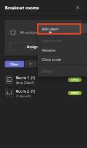 Breakout Room in Microsoft Teams Meeting | MyExcelOnline