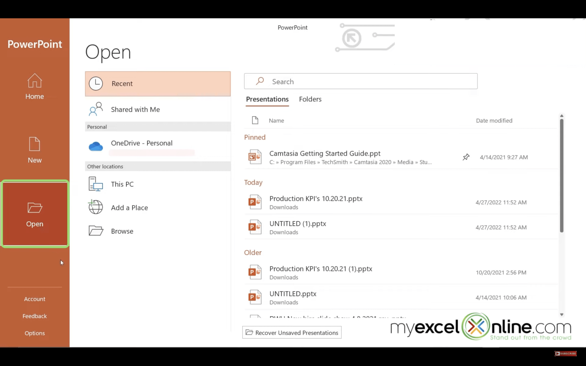 A Beginners Guide for Microsoft PowerPoint | MyExcelOnline