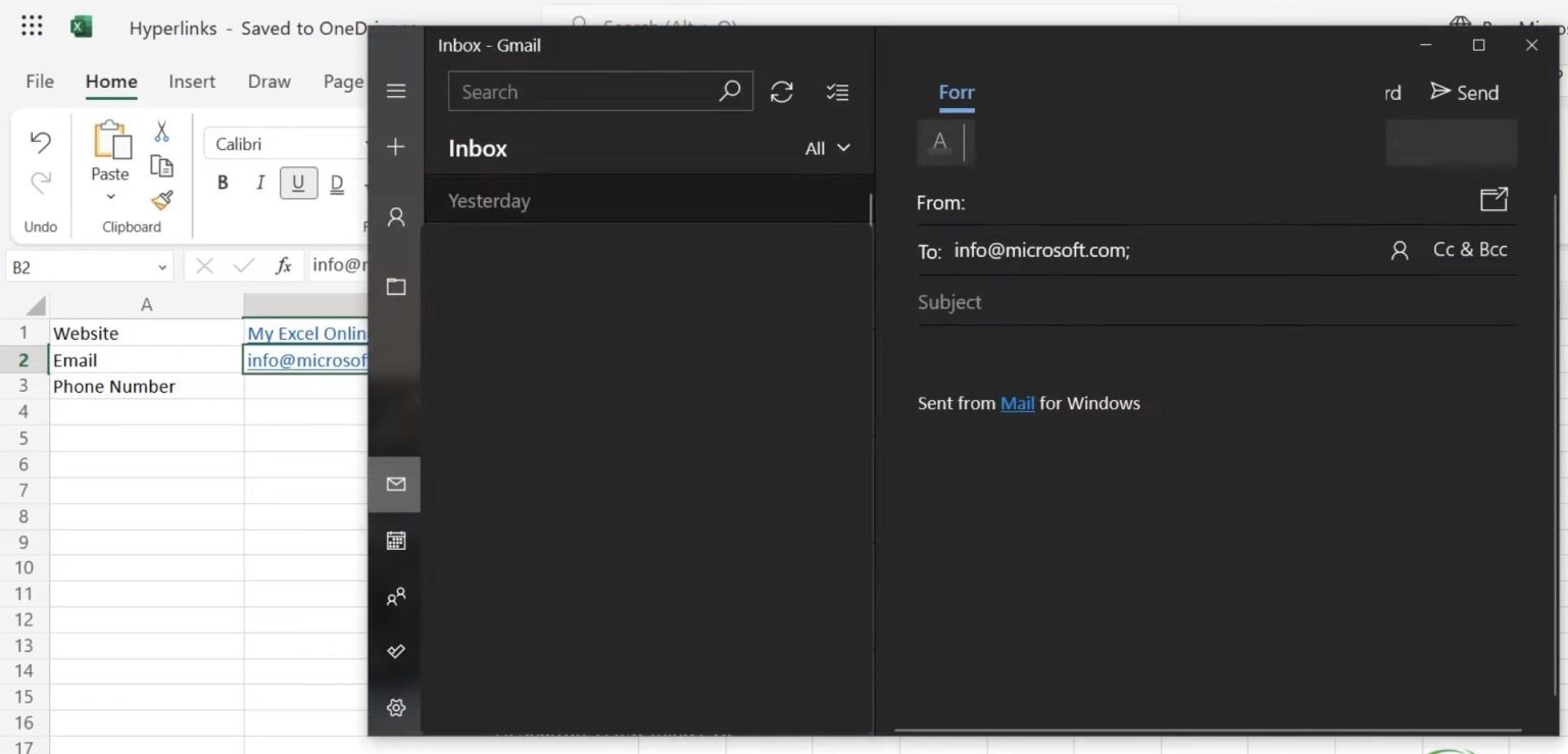 Inserting a Hyperlink in Microsoft Excel | MyExcelOnline