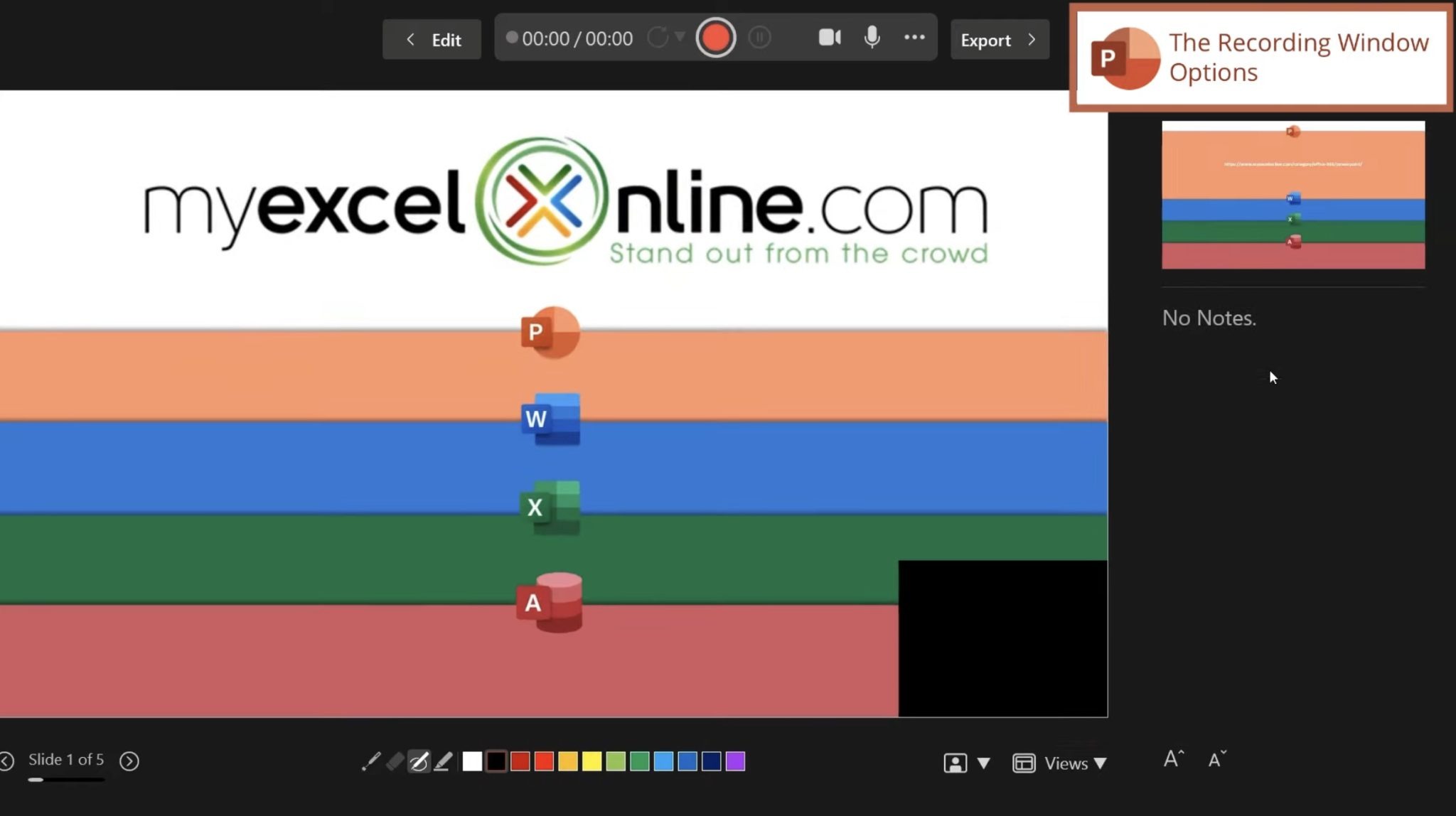 How to Make A Video in PowerPoint | MyExcelOnline