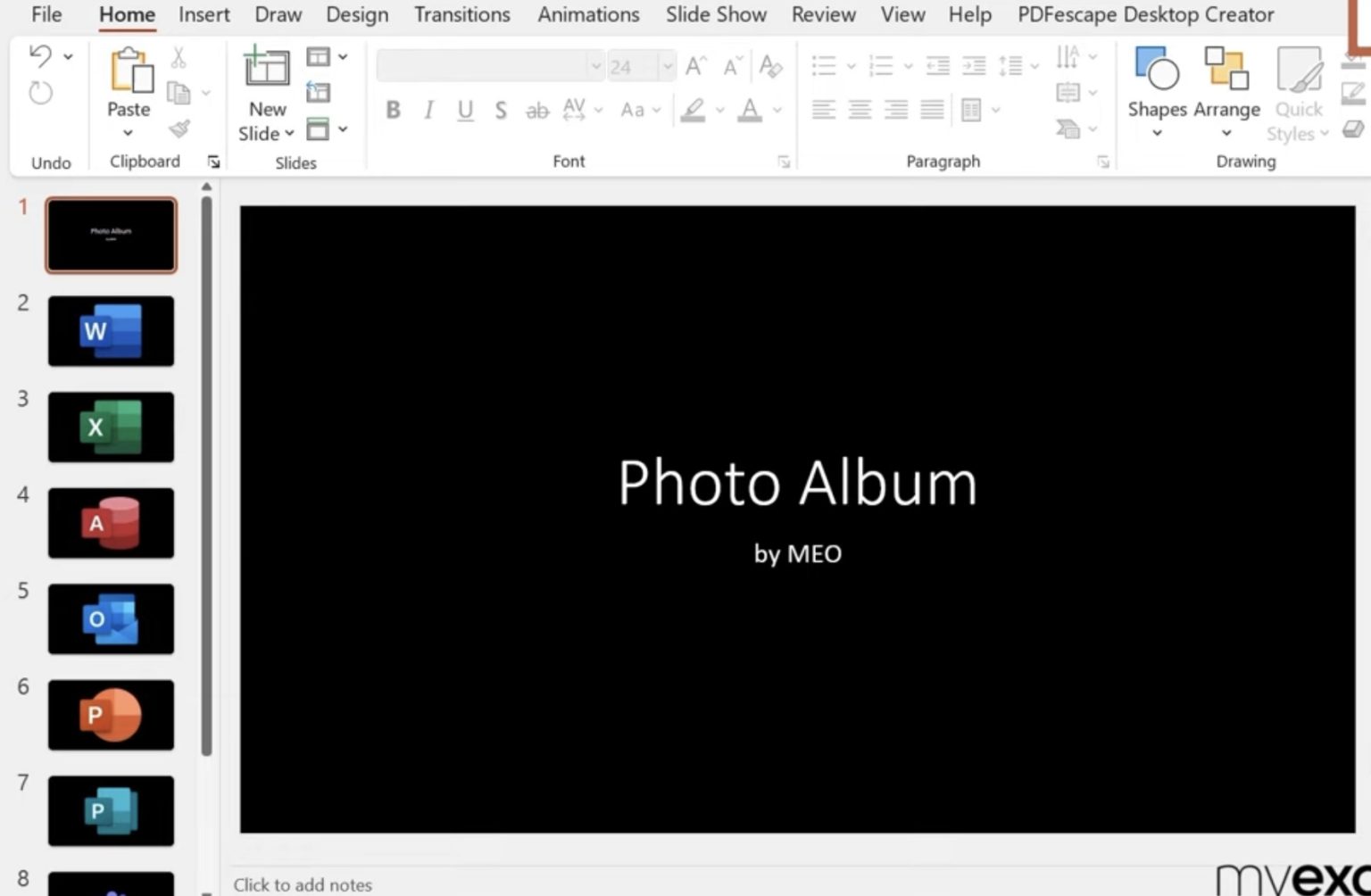 How to Make A Microsoft PowerPoint Picture Slideshow | MyExcelOnline