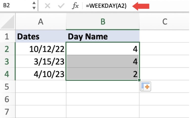 Get the Day Name for a Date in Microsoft Excel - 3 Easy Ways ...