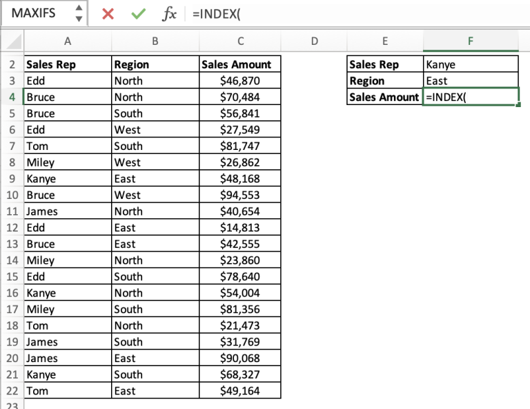 7 Easy Steps to Master INDEX MATCH with Multiple Criteria