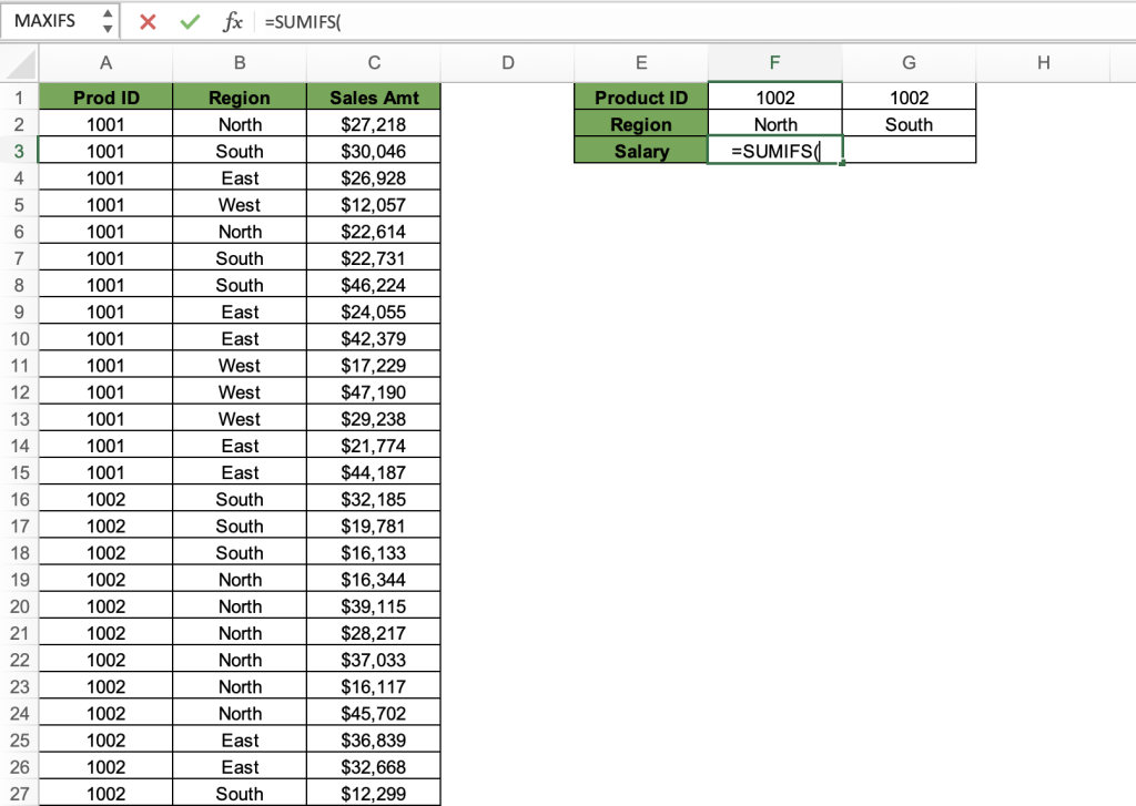 How to Use SUMIFS Function in Excel | MyExcelOnline
